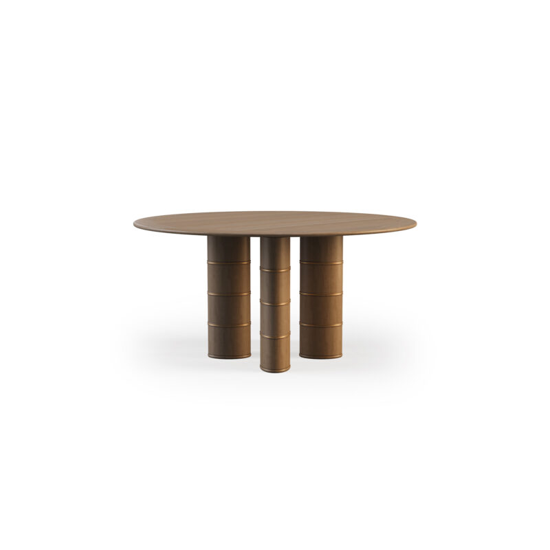 Bamboo Round Dining Table - Myface